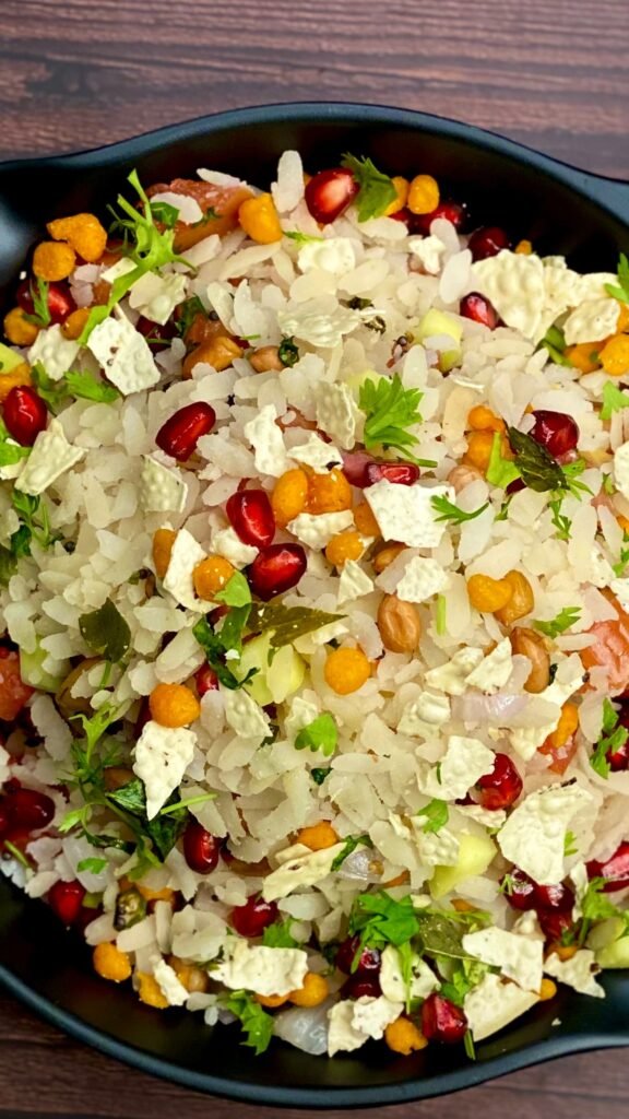 Papad Poha - Meghna Food Magic